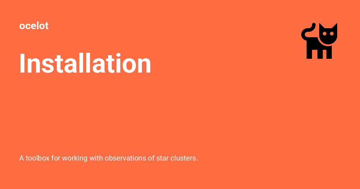 Installation - ocelot